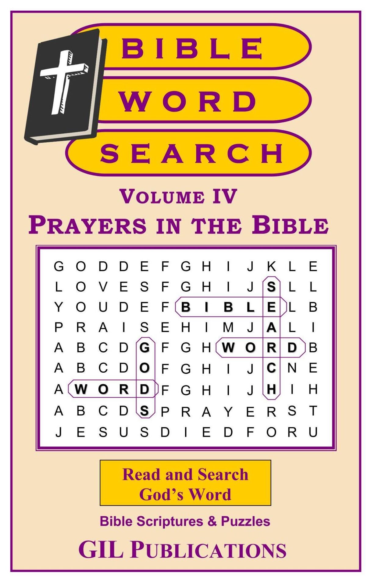Bible Word Search, Volume IV: Prayers In the Bible - Bible Word Search ...